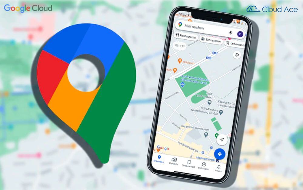 Tính năng định vị thiết bị di động với Google Maps Platform