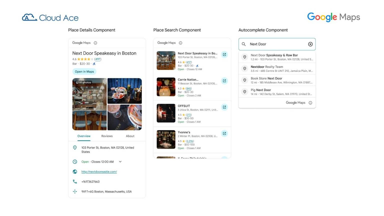 Giới thiệu Google Maps Place UI Kit